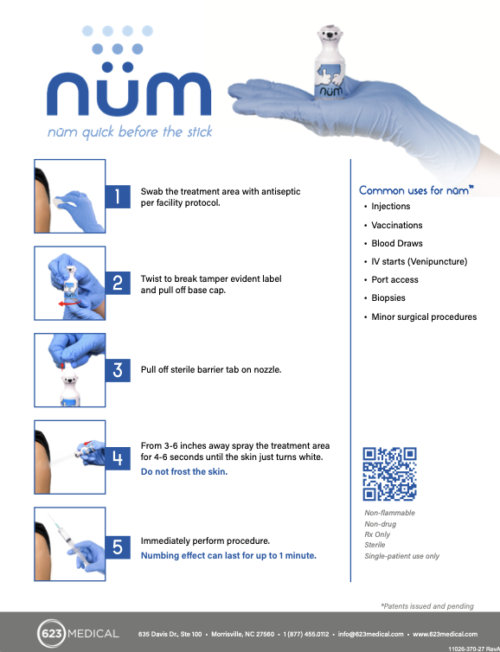 num vapocoolant - Medical Dynamics, Inc.